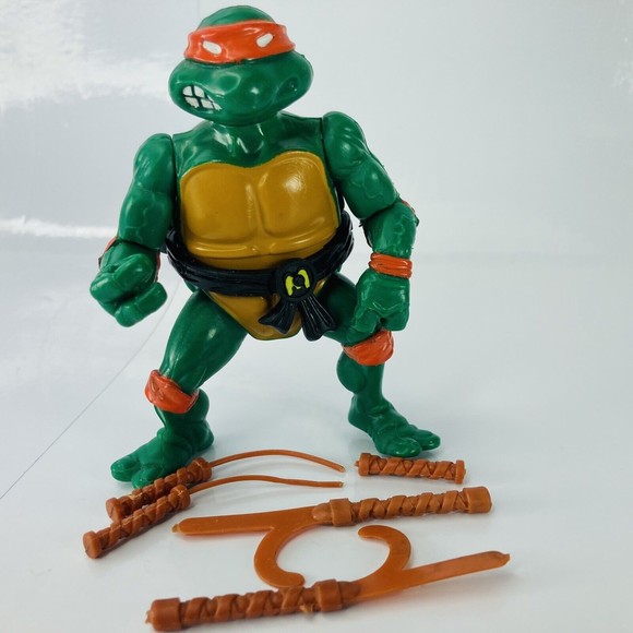 Playmates | Toys | Hard Head Michelangelo Tmnt Ninja Turtles 988 Mike ...